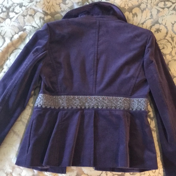 Jackets & Coats | Vintage Velvet Blazer With Bling Details | Poshmark